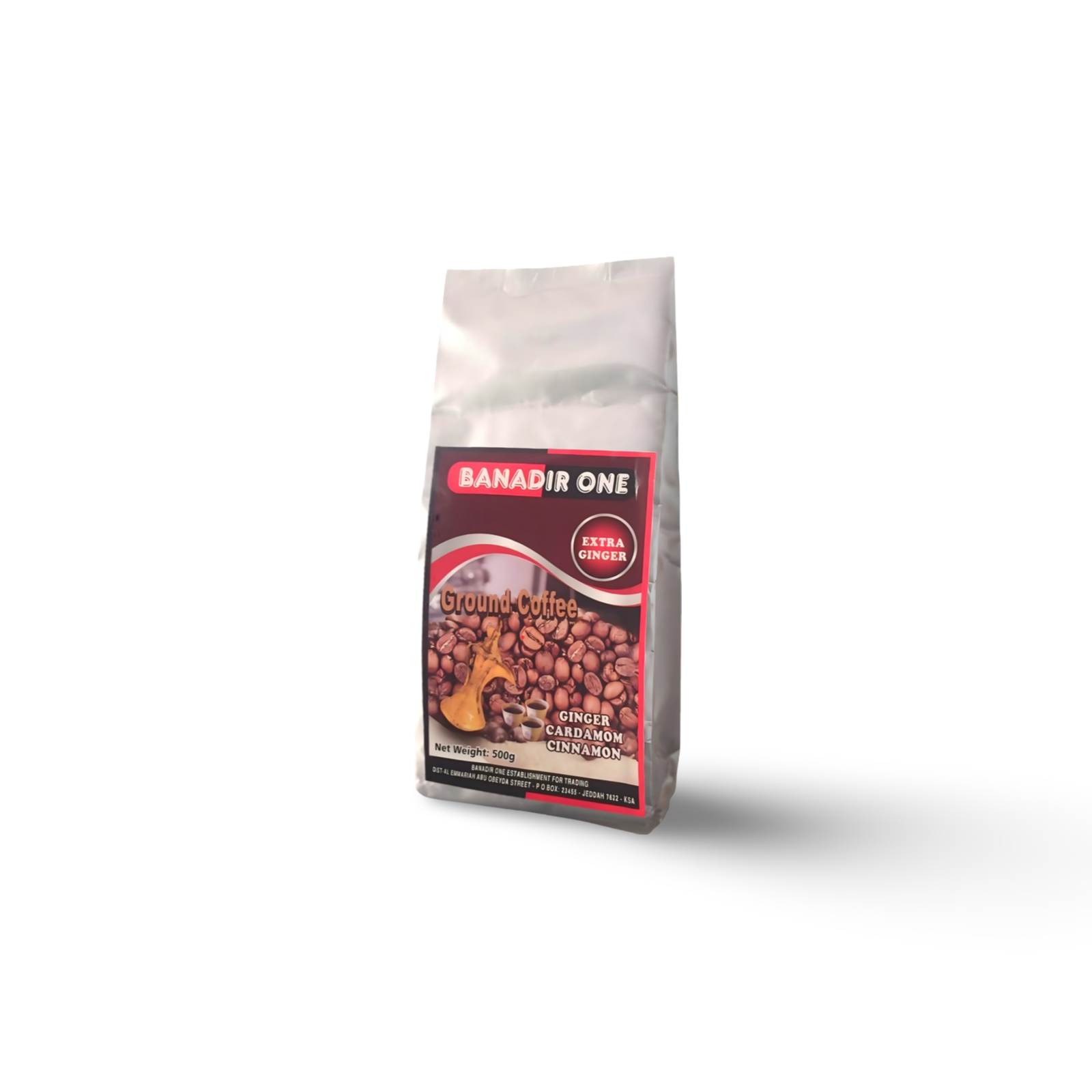 Ground Coffee with Spices – Banadir One (500 g) (Extra Ginger) – Kafala